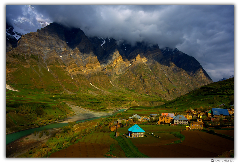 go2india.in : Scenic beauty of Tandi near Keylong