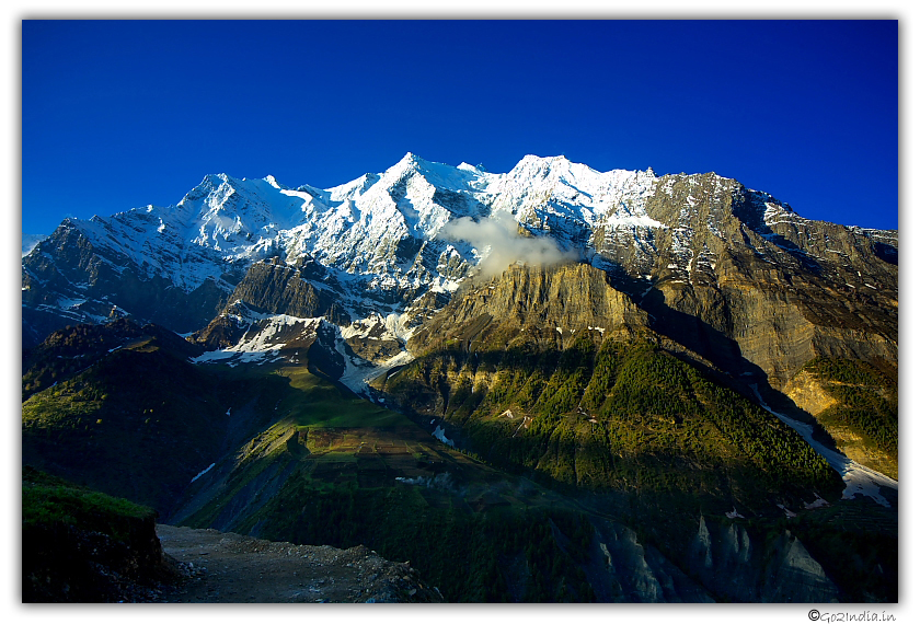 go2india.in : Mountain close up after Khoksar